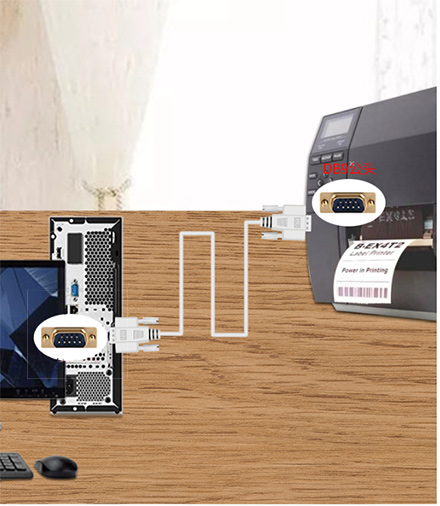 模具成型式 RS232C线束 直排接线 Dsub9芯转Dsub9芯 固定长_RS232C电缆-米思米官网