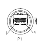面板安装式USB转接器_USB适配器-米思米官网