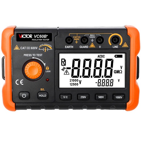 胜利 VICTOR VC60B＋ 60D+绝缘电阻测试仪_胜利 仪器victor电气测量仪器/万用表-米思米官网