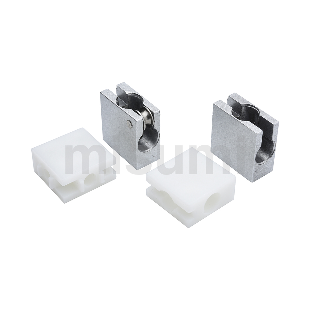 经济型欧标铝型材用门滑槽固定块_铝合金型材用拉手/铰链/门部件-米思米官网
