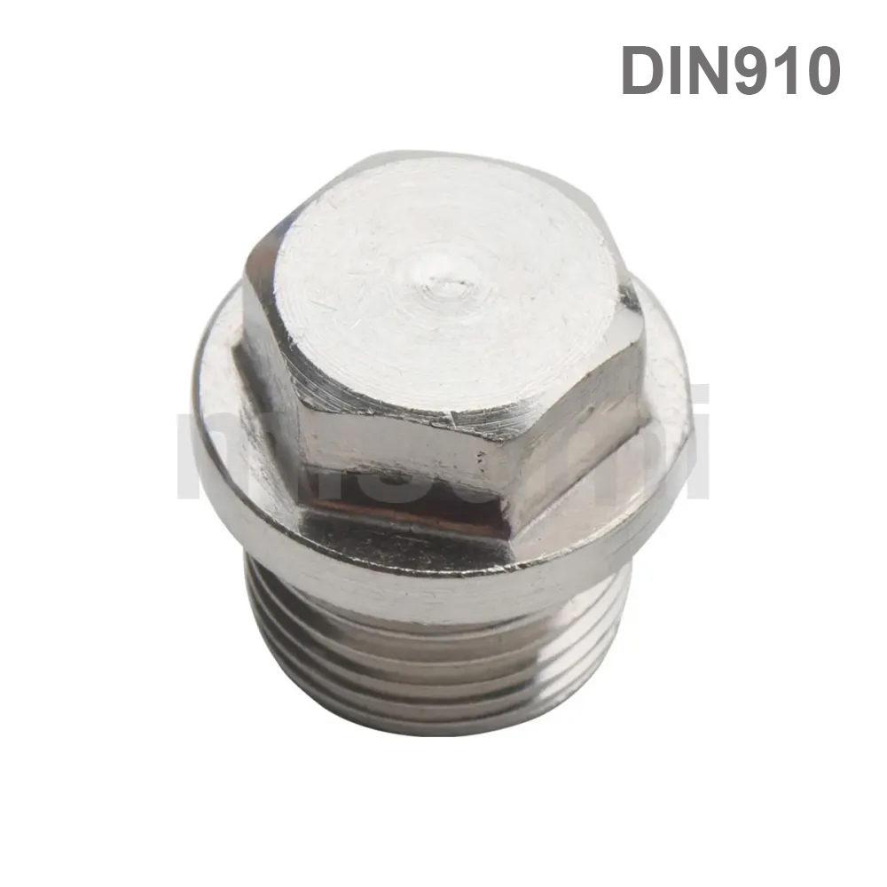 经济型 外六角喉塞 G牙 平行螺纹 不锈钢 DIN910(盒装销售)_螺塞-米思米官网