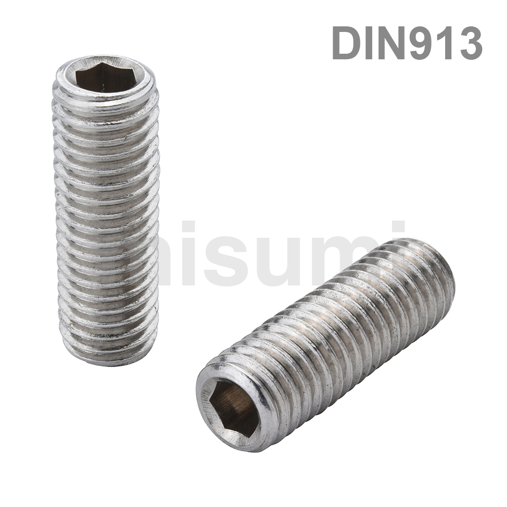经济型 DIN913内六角平头紧定 止动螺丝 不锈钢（盒装销售）_止动螺丝-米思米官网