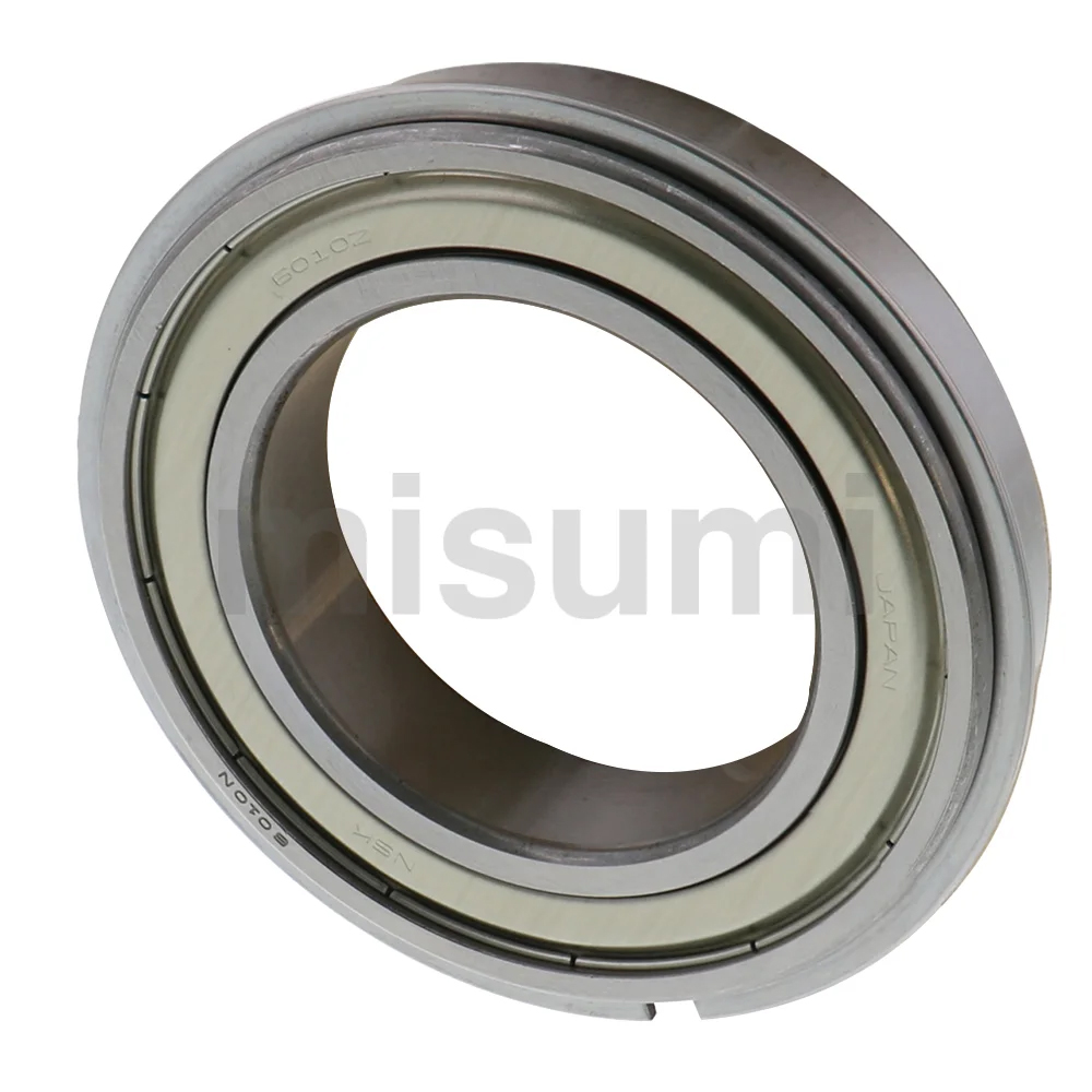 Ball Bearing, Double Shield Type, With Retaining Ring Type | MISUMI ...