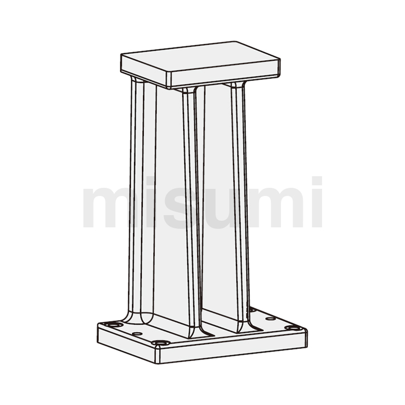 II SHAPE SUPPORT -CAST ALUMINUM- | MISUMI | MISUMI Thailand