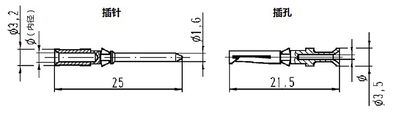 Han D型压接触头_浩亭HARTING触头-米思米官网