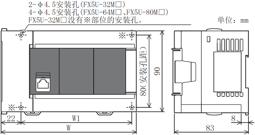 FX5U系列基本单元_三菱电机MITSUBISHIPLC（CPU模块）-米思米官网