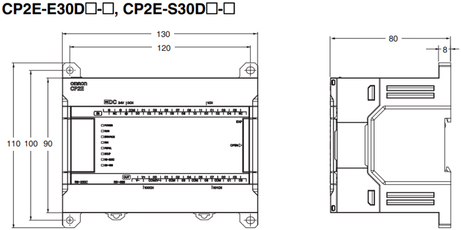 PLC产品 CP2E-E系列基本机型PLC_欧姆龙OMRONPLC（CPU模块）-米思米官网