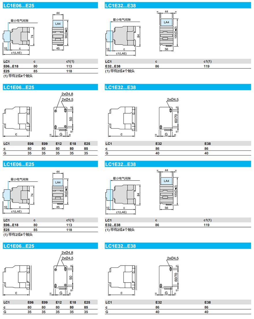 电磁接触器 EasyPact TVS_施耐德电气Schneider Electric电磁接触器-米思米官网