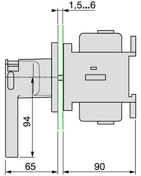 操作手柄(国产) VARIO负荷开关用_施耐德电气Schneider Electric接线用断路器（选购件/其他）-米思米官网